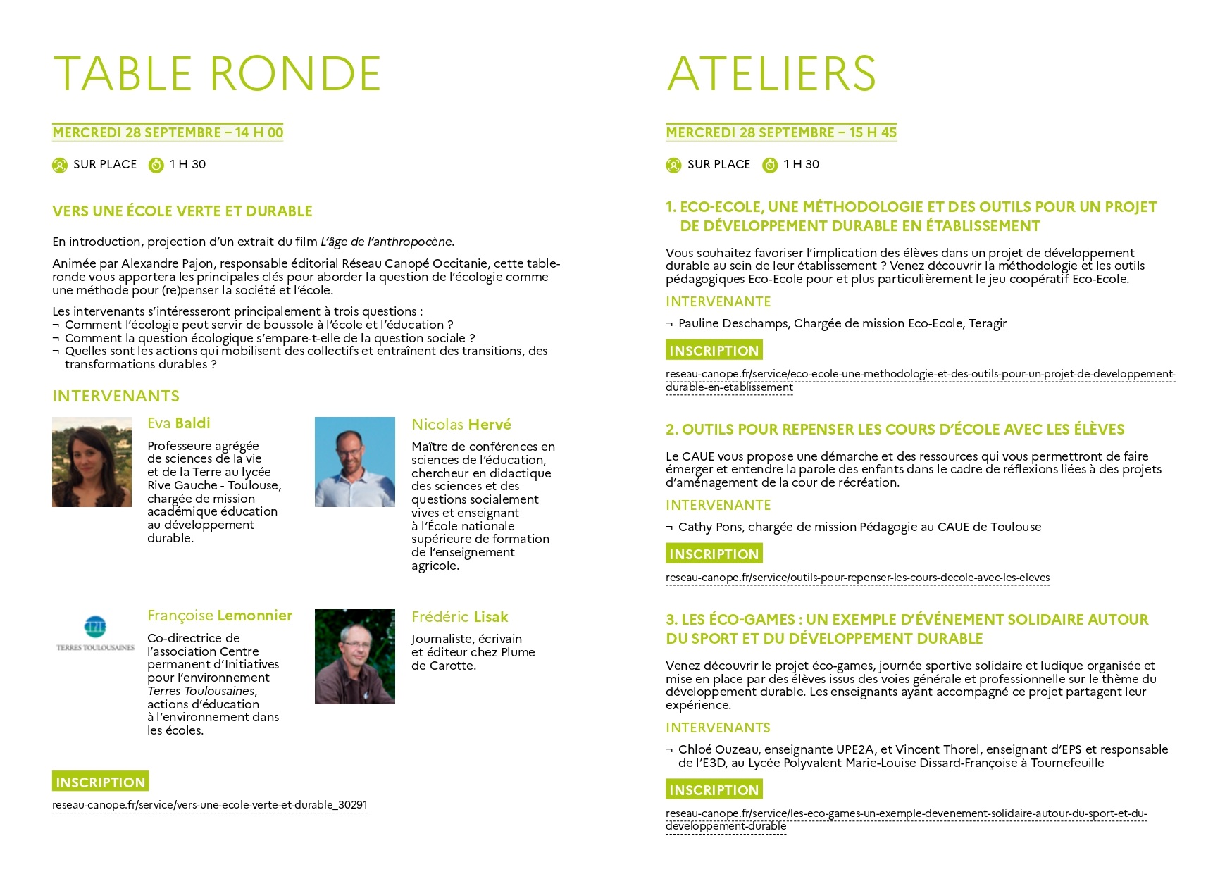 Vers une école verte et durable | Documentation